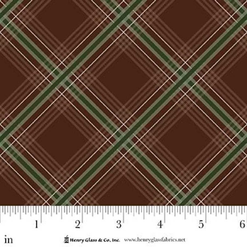 Majestic Mountainside// Bias Plaid (Brown) - The Bird Nest Cadillac